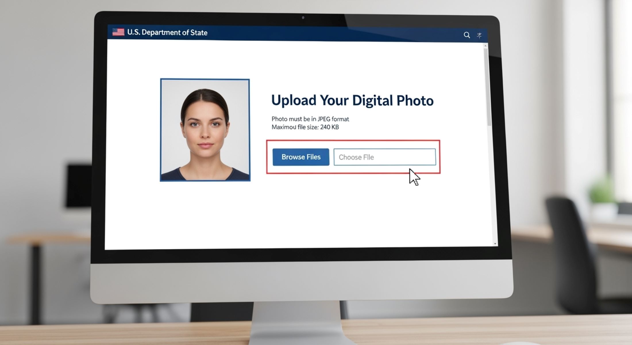 How to Submit a Digital Passport Image on the State Department Portal